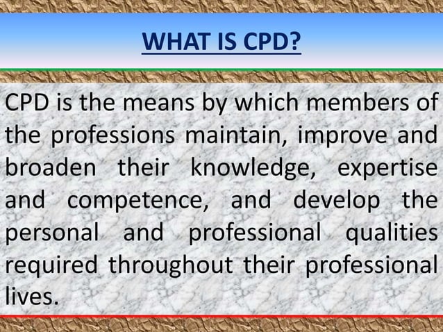 continuous professional development in nursing | PPTX | Career Advice ...