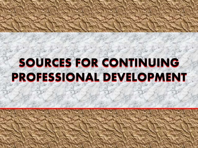 continuous professional development in nursing | PPTX | Career Advice ...