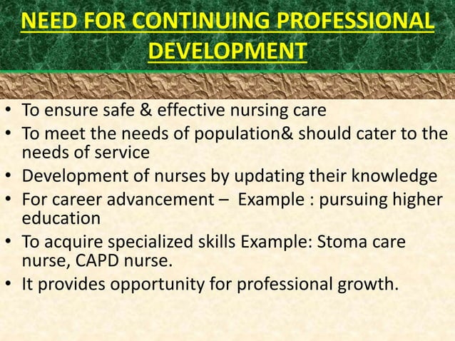 Continuous Professional Development In Nursing continuous-professional-development-in-nursing