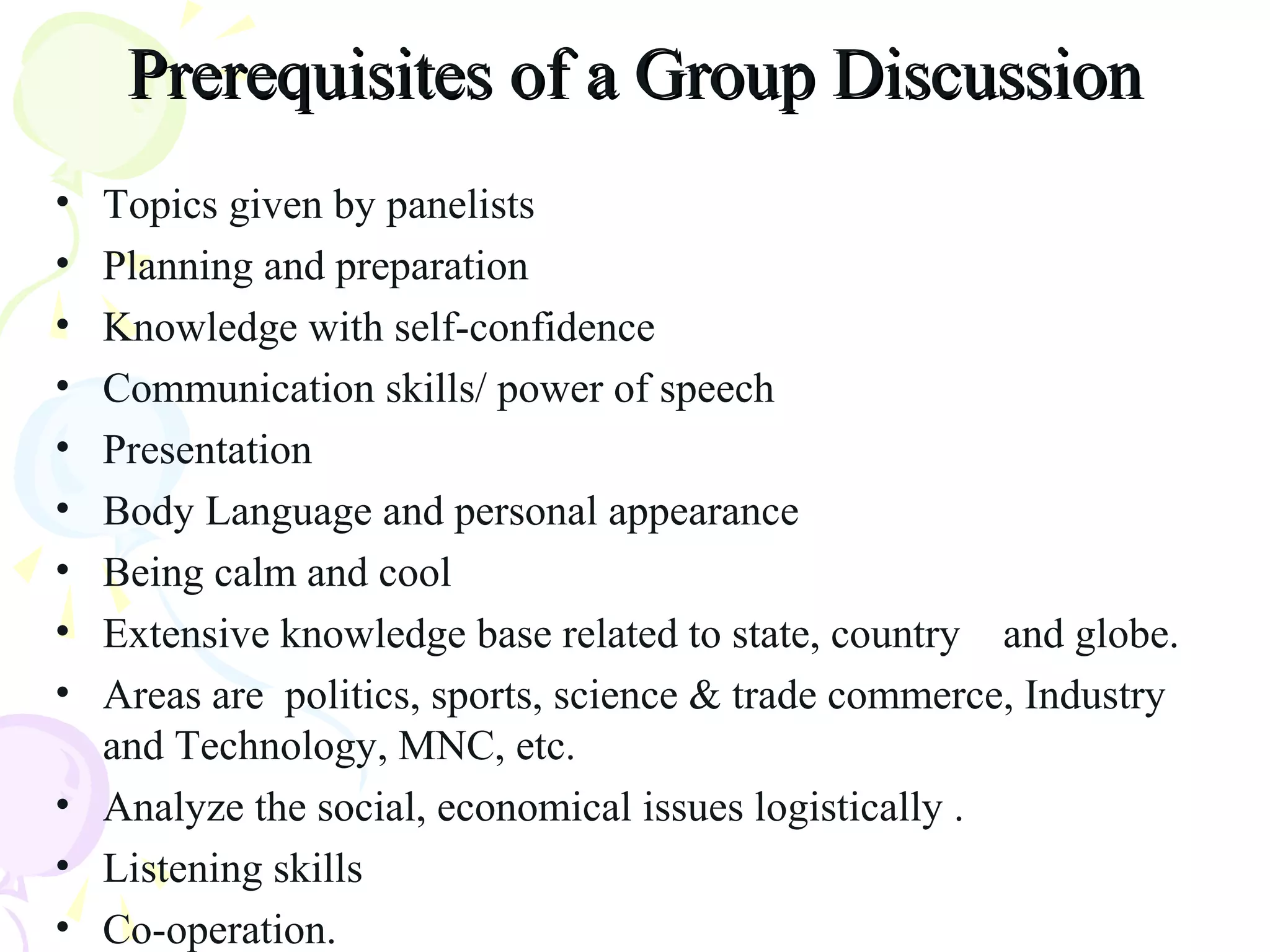 group discussion cpd in gtu | PPT
