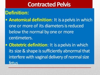 Cephalopelvic disproportion (CPD) & Contracted pelvis | PPTX