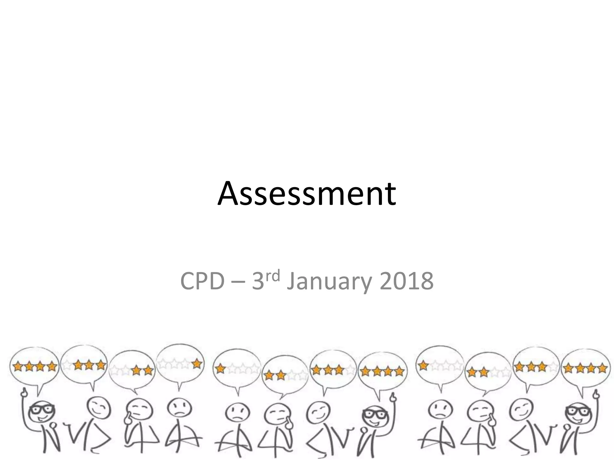 CPD assessment 2018 | PPT