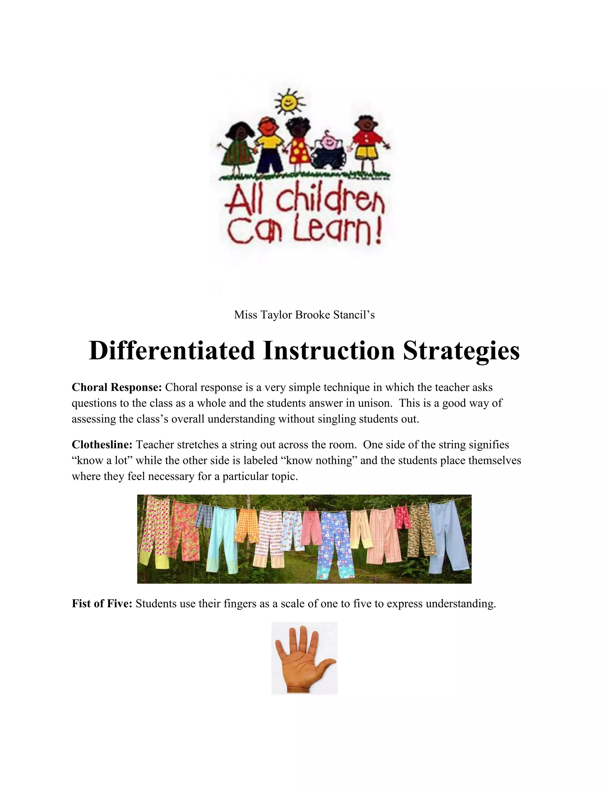 2. Differentiated Instruction Strategies | PDF