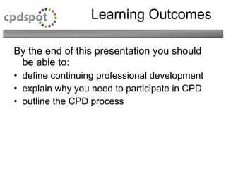 CPD Made Easy | PPT