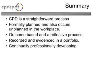 CPD Made Easy | PPT
