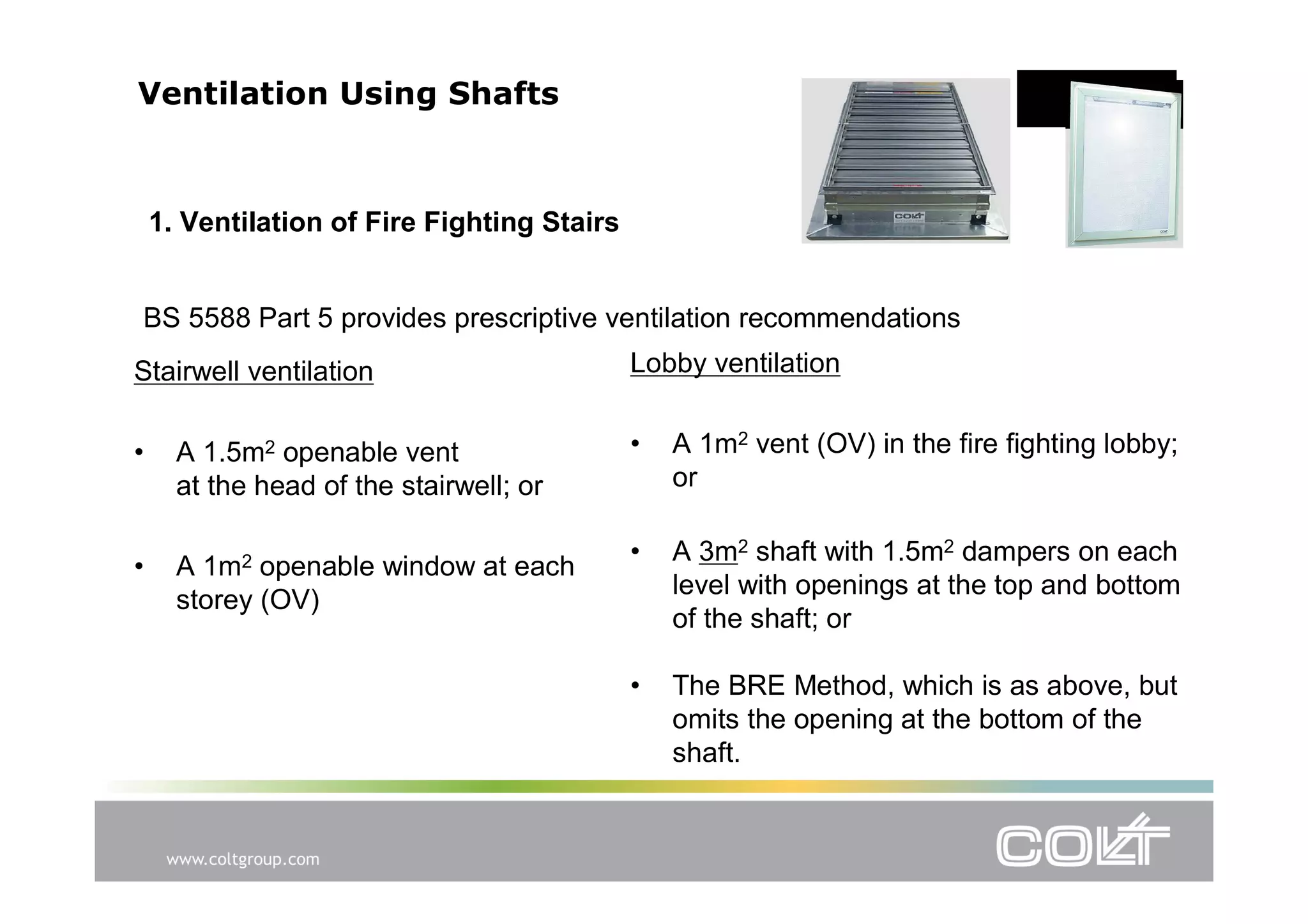 CPD Presentation: Smoke Ventilation using Shafts | PDF