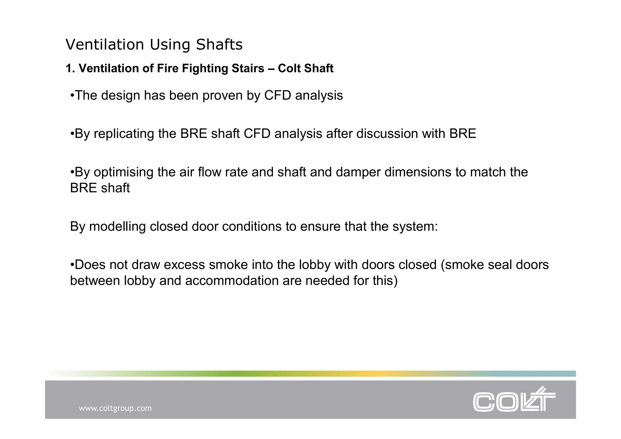 CPD Presentation: Smoke Ventilation using Shafts | PDF
