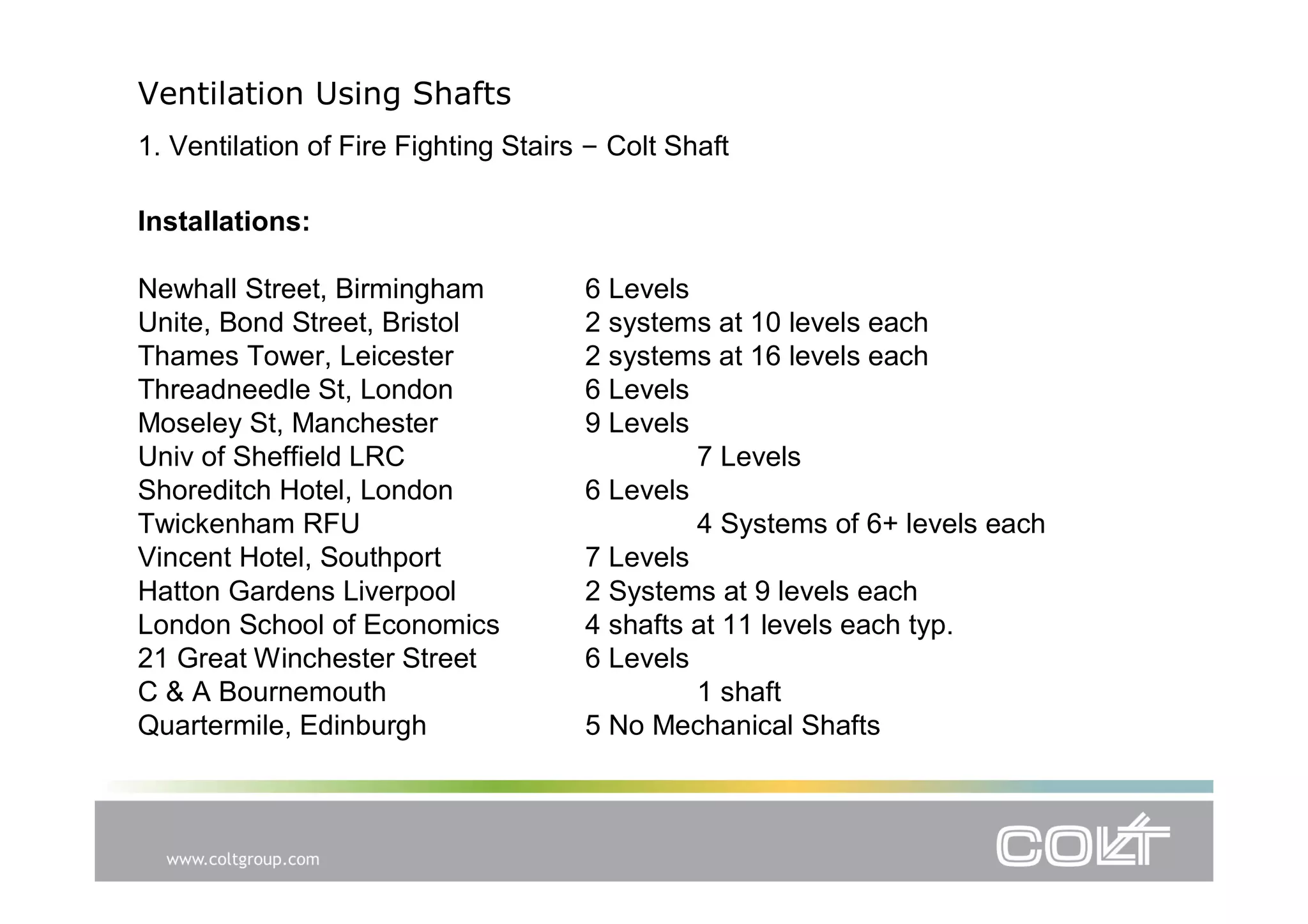 CPD Presentation: Smoke Ventilation using Shafts | PDF