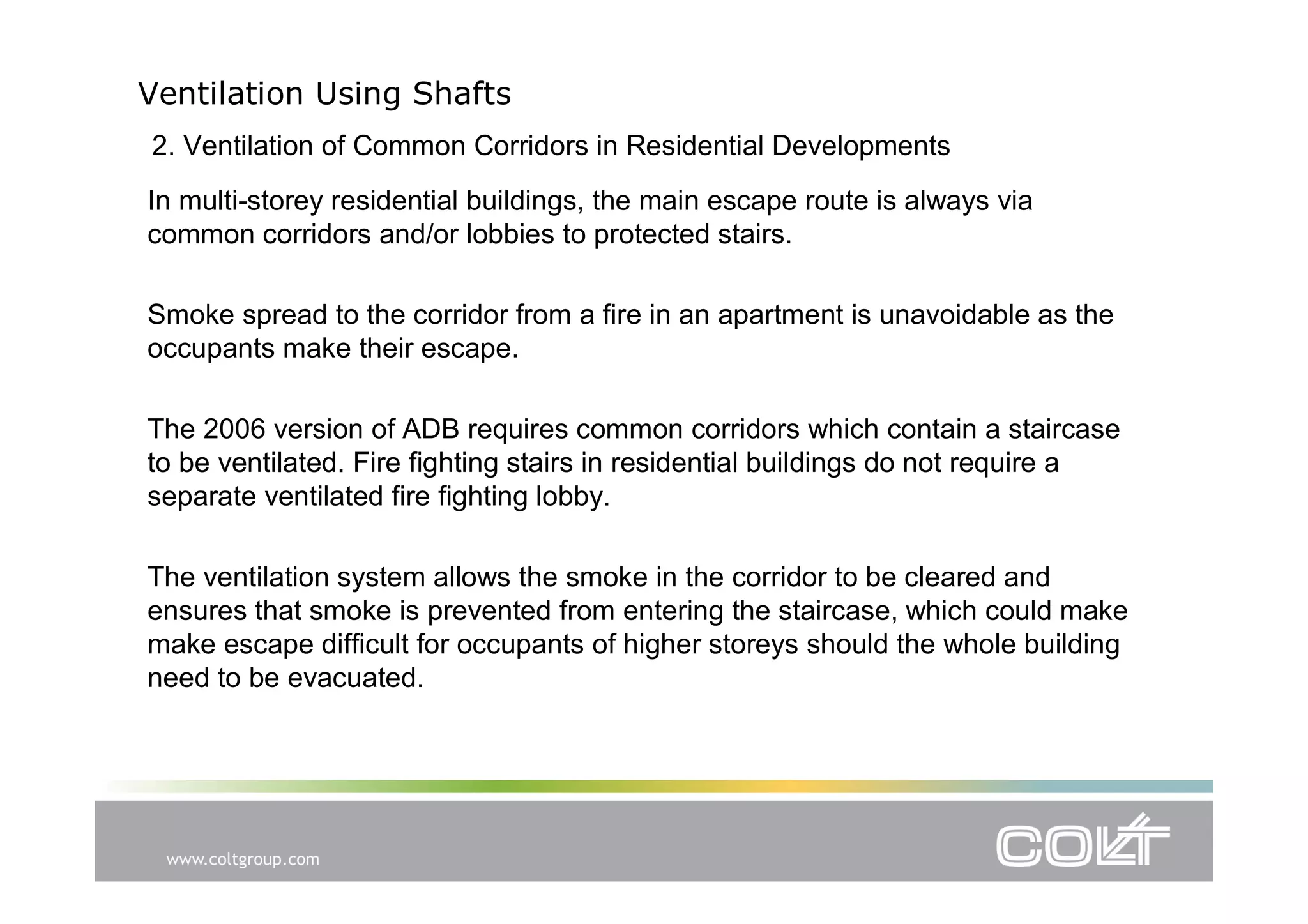 CPD Presentation: Smoke Ventilation using Shafts | PDF