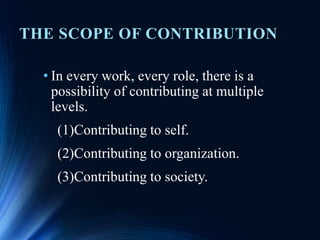 CPD-The Scope Of Contribution | PPT