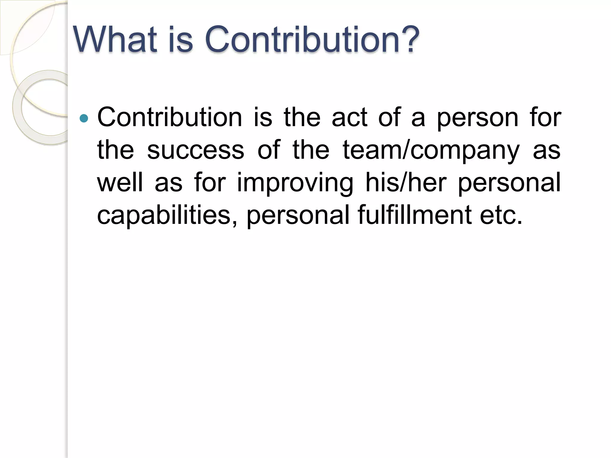 Cpd chapter-5 scope of contribution | PPTX
