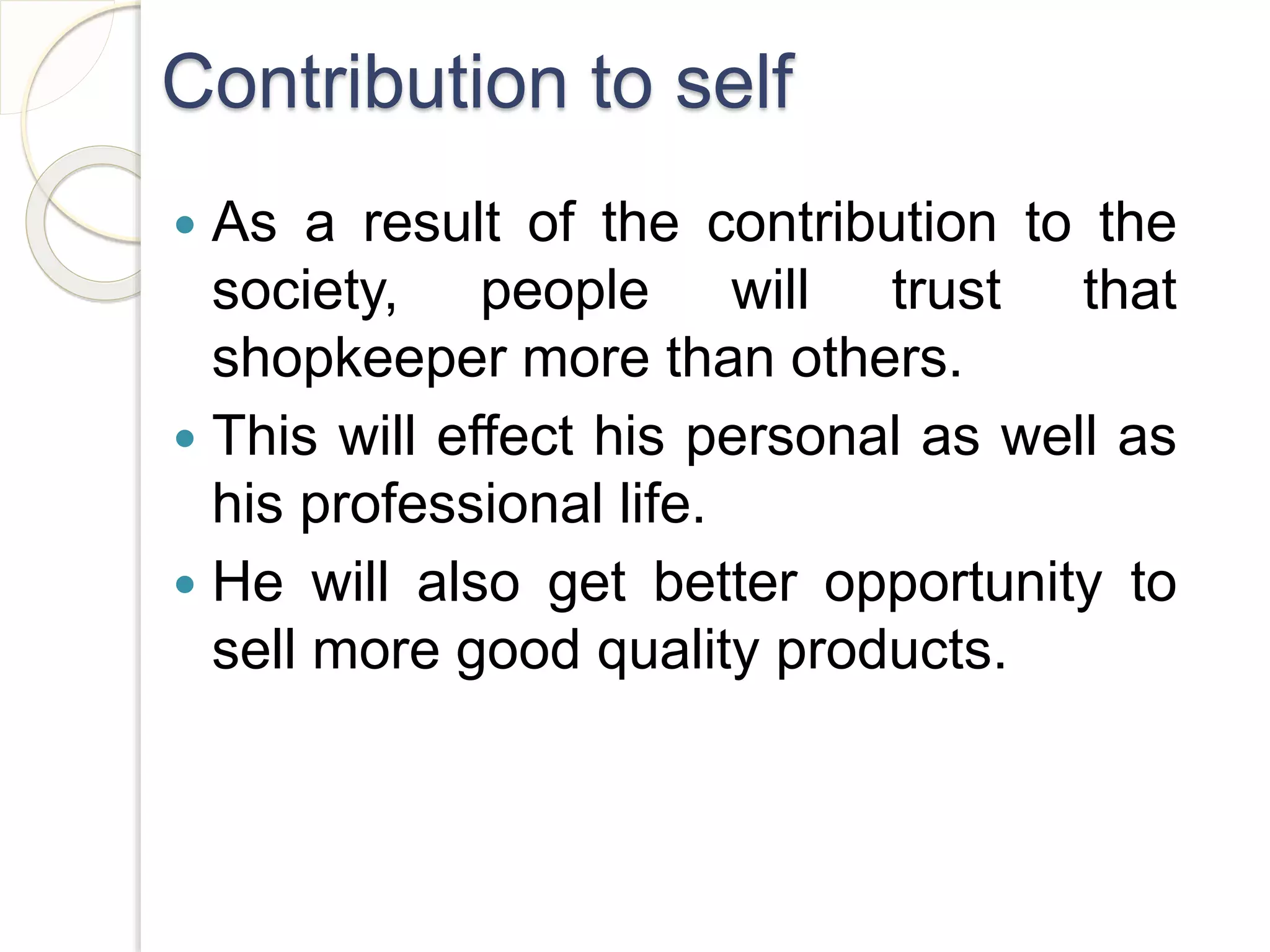 Cpd chapter-5 scope of contribution | PPT