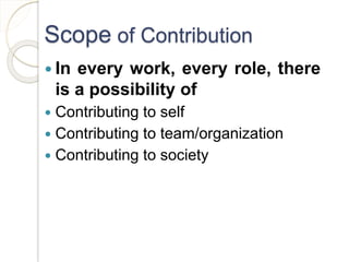 Cpd chapter-5 scope of contribution | PPT