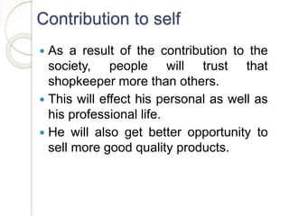 Cpd chapter-5 scope of contribution | PPT