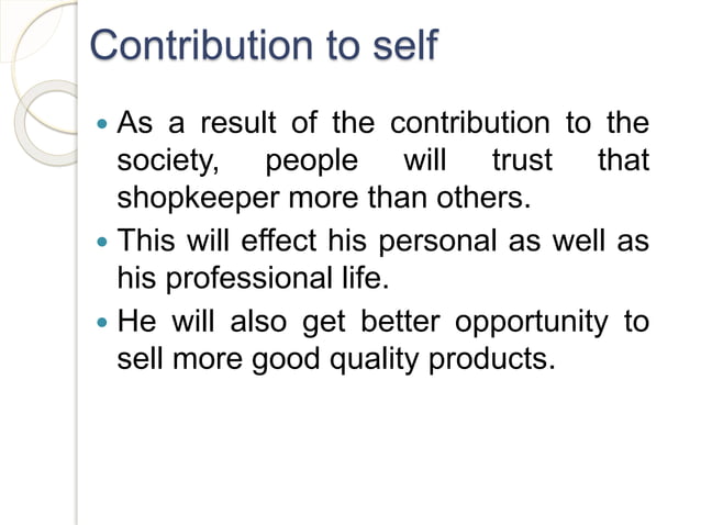 Cpd chapter-5 scope of contribution | PPT