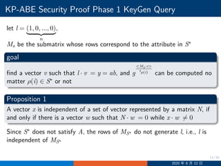 NCCU CPDA Lecture 12 Attribute Based Encryption | PDF