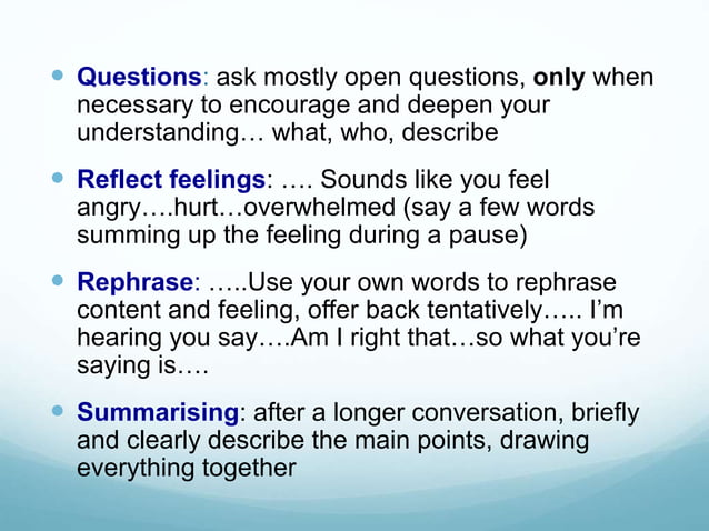Cpd basic counselling skills | PPTX