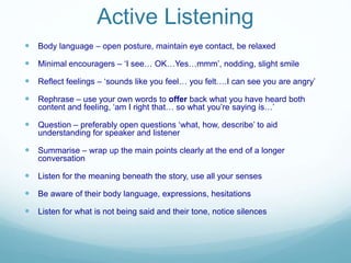 Cpd basic counselling skills | PPTX