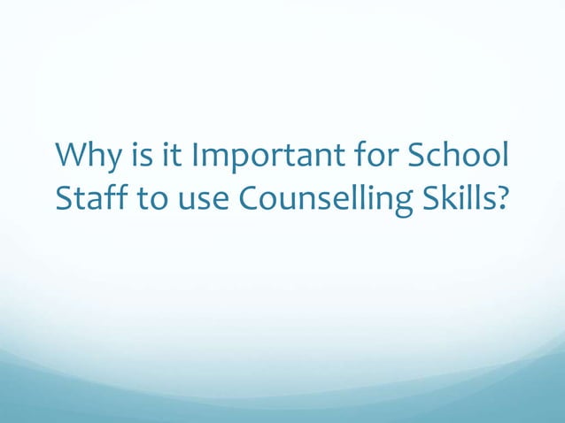 Cpd basic counselling skills | PPTX