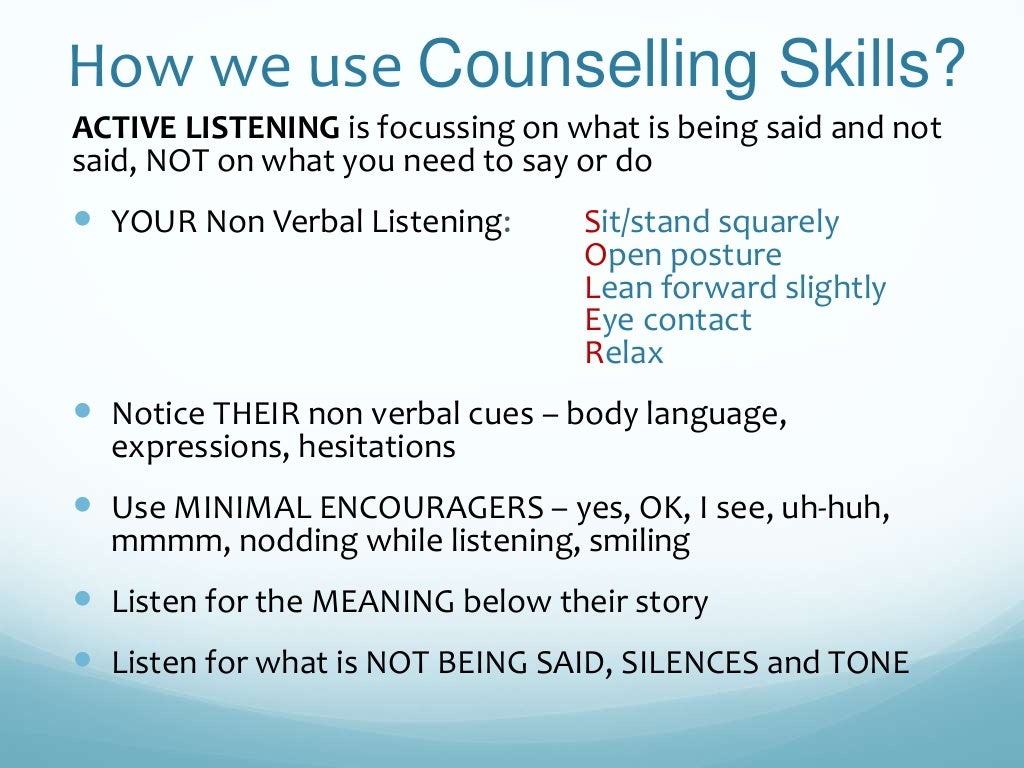 Cpd basic counselling skills
