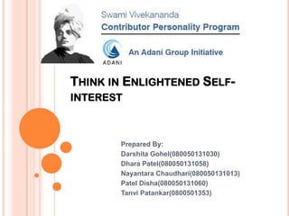 Cpd ch 10 enlightned self interest | PPTX