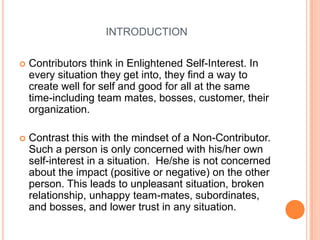 Cpd ch 10 enlightend self interest | PPTX