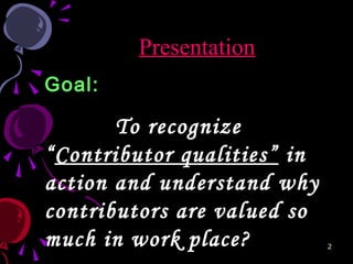 Cpd ch 1 contributor | PPT
