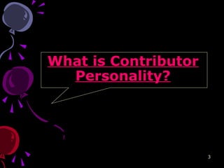 Cpd ch 1 contributor | PPT