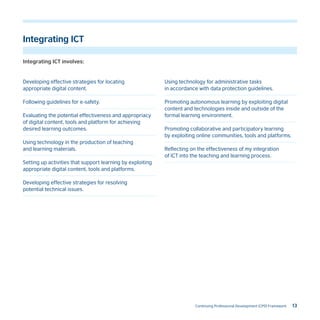 Cpd framework for_teachers | PDF