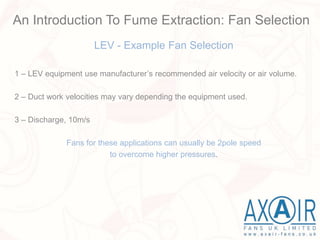 A Guide To Fume Extraction Systems & Components | PPT