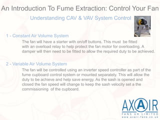 A Guide To Fume Extraction Systems & Components | PPT