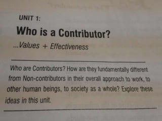Contributer personality development | PPTX