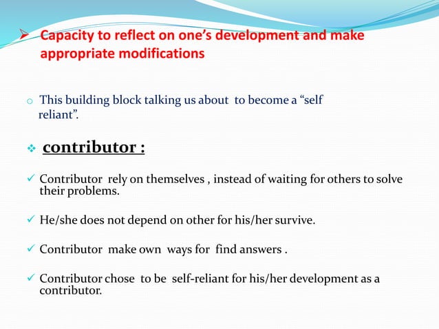 Contributer personality development | PPTX
