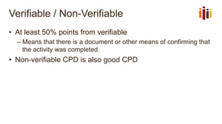 CPD launch presentation - Dr Penny Abbott | PPT