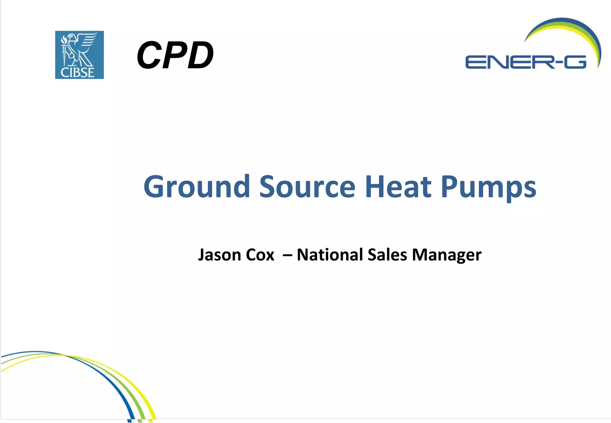 ENER-G Heat pump technology CPD | PPT
