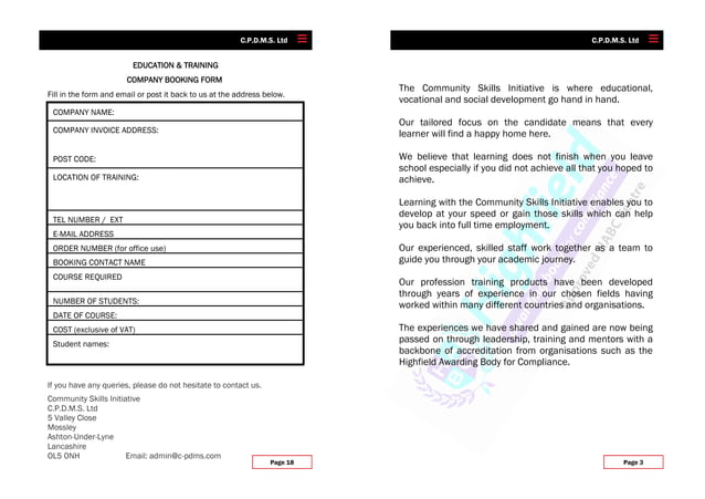 Highfield Training | PPT
