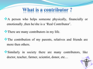 The real contributor........... | PPTX