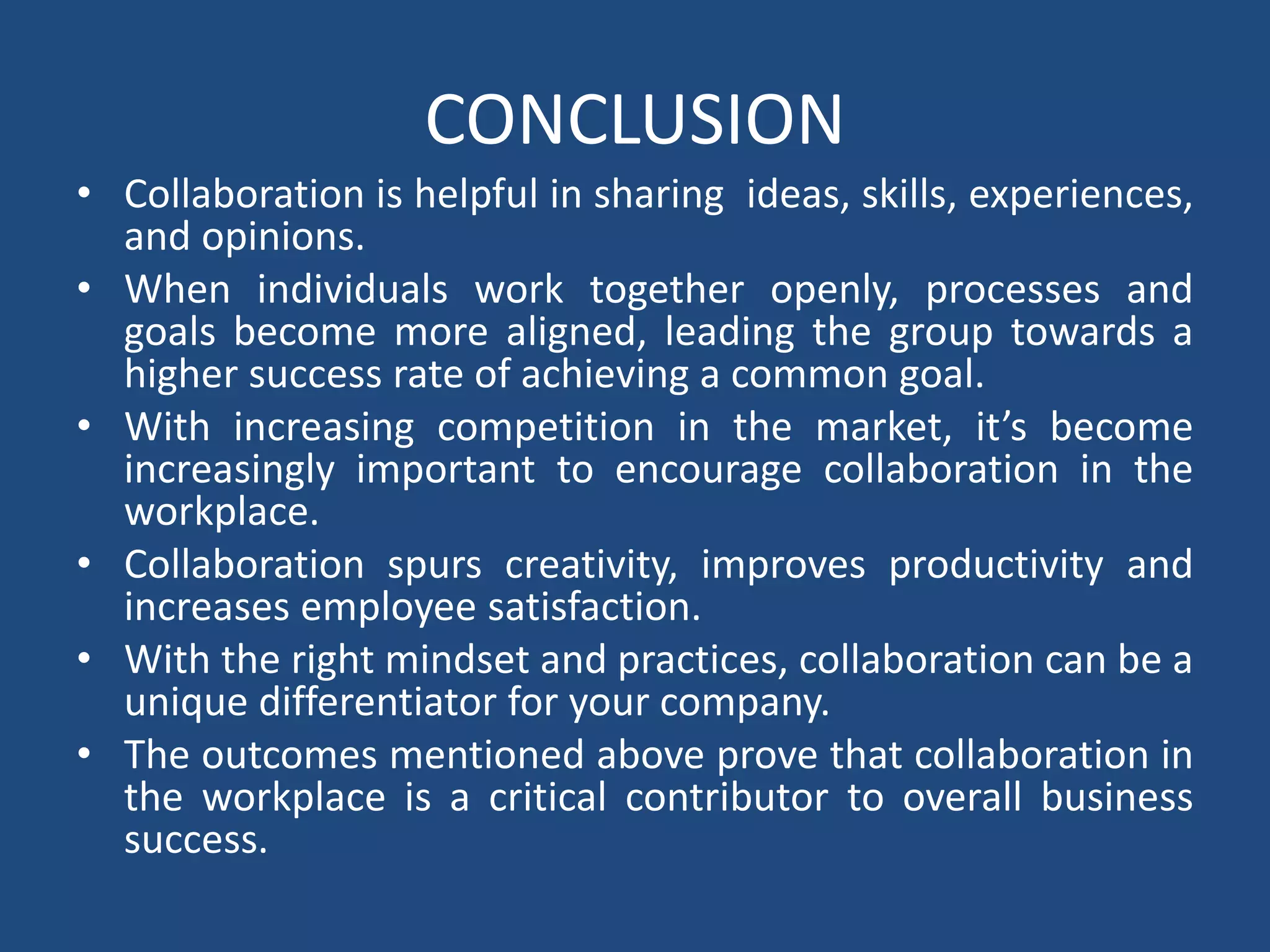 collaboration at work | PPTX