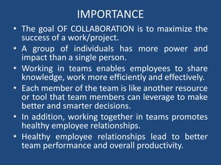 collaboration at work | PPTX