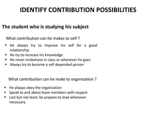 scope of contribution | PPT