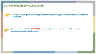 CPD .pptxContinuous professional development | PPTX