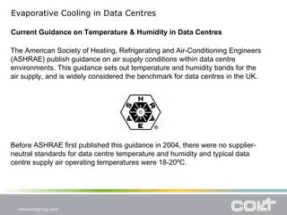CPD Presentation Evaporative cooling in data centres | PPT