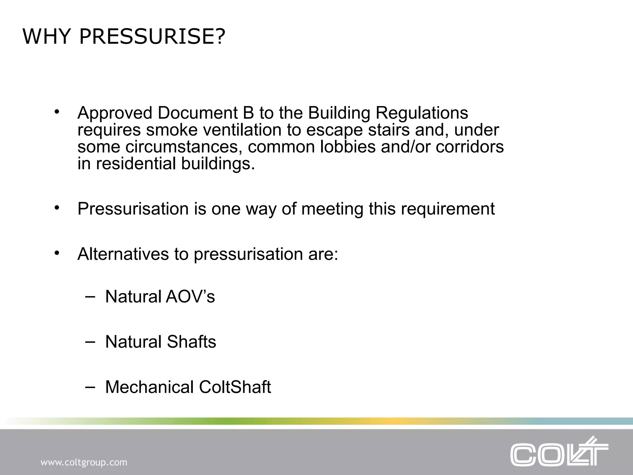 CPD Presentation: Pressurisation | PPT