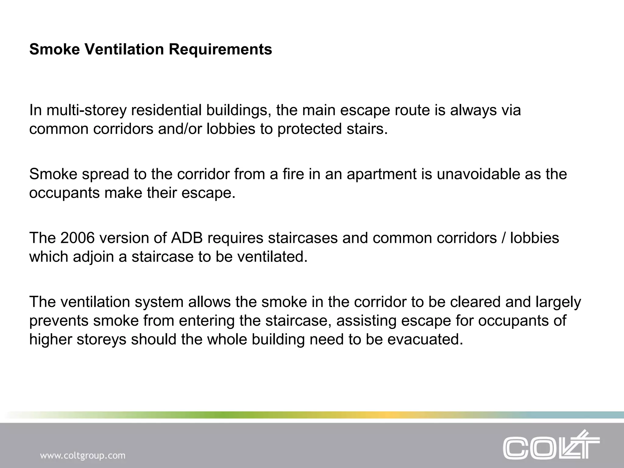 CPD Presentation - Smoke control and environmental ventilation in ...