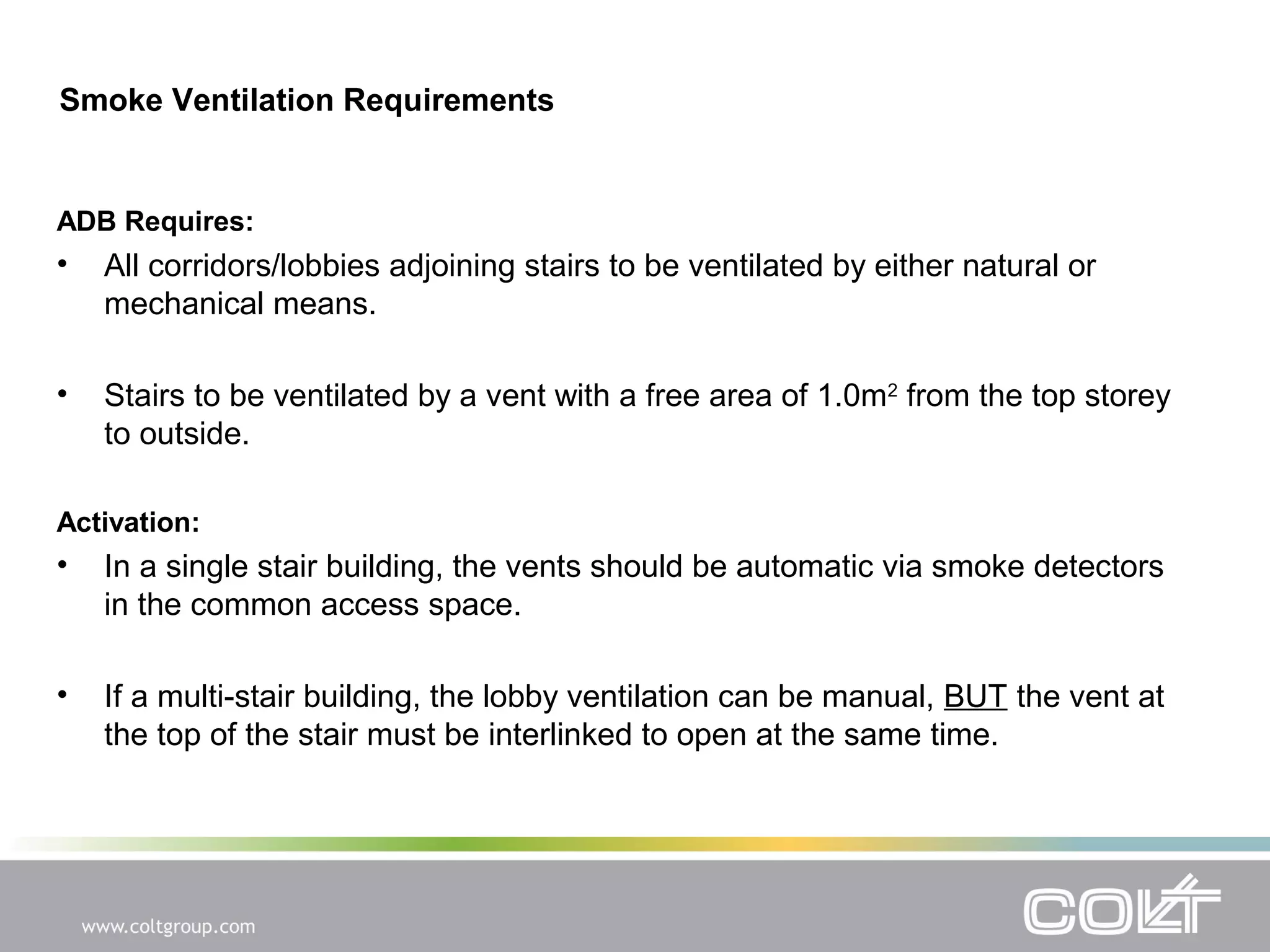 CPD Presentation - Smoke control and environmental ventilation in ...