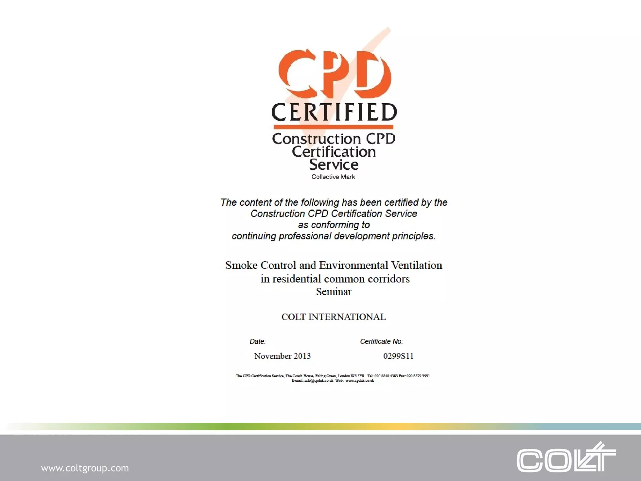 CPD Presentation - Smoke control and environmental ventilation in ...