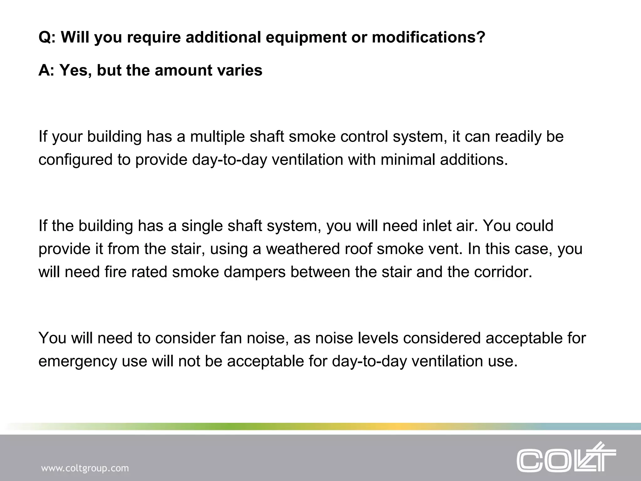 CPD Presentation - Smoke control and environmental ventilation in ...