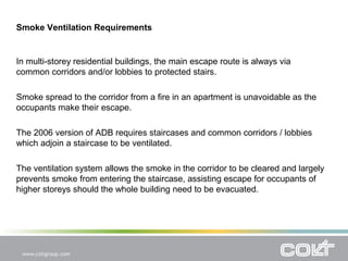 CPD Presentation - Smoke control and environmental ventilation in ...
