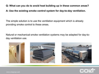 CPD Presentation - Smoke control and environmental ventilation in ...