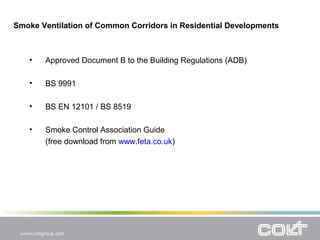 CPD Presentation - Smoke control and environmental ventilation in ...